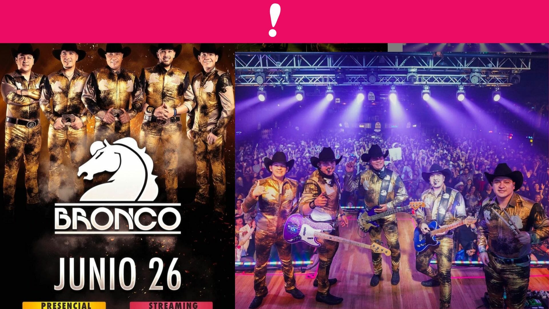 OMG! El grupo Bronco tendrá concierto en vivo en la Ciudad de México ...