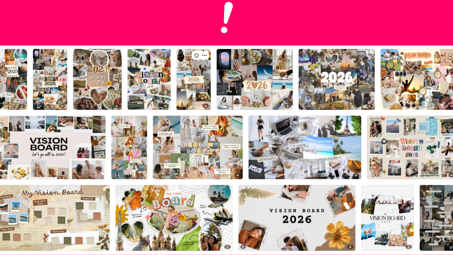 Guía para crear tu Vision Board 2026: Decreta tus metas con estilo – OMG!